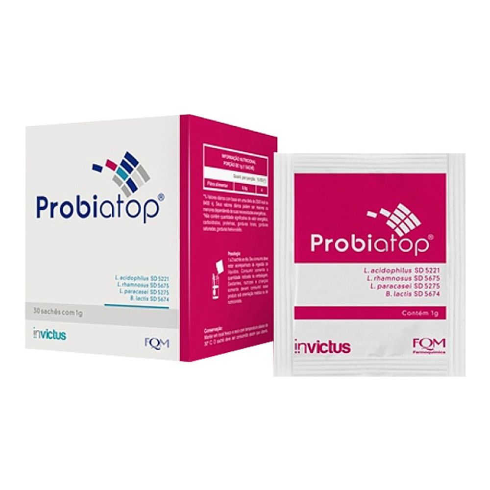 Probiatop Com 30 Sachês De 1g - precopopular