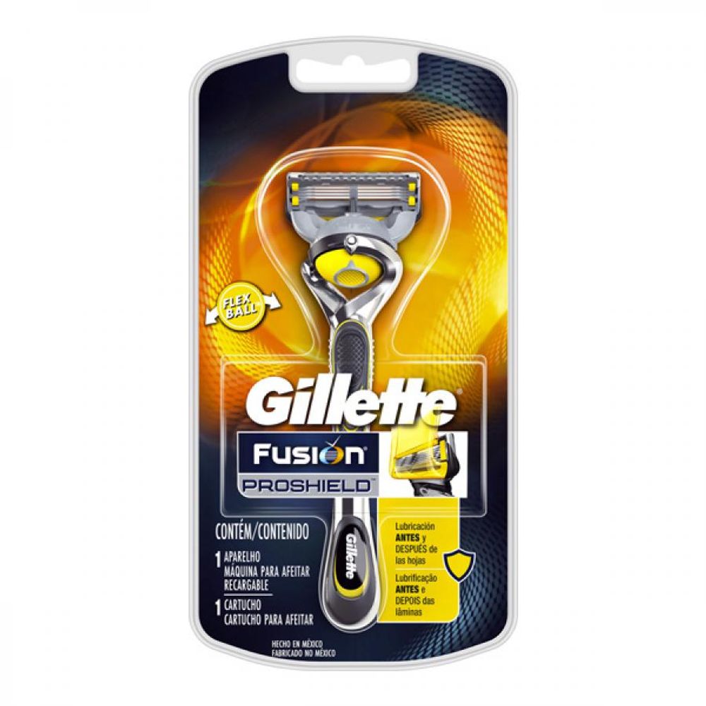 Aparelho Gillette Fusion Proshield Yellow - precopopular