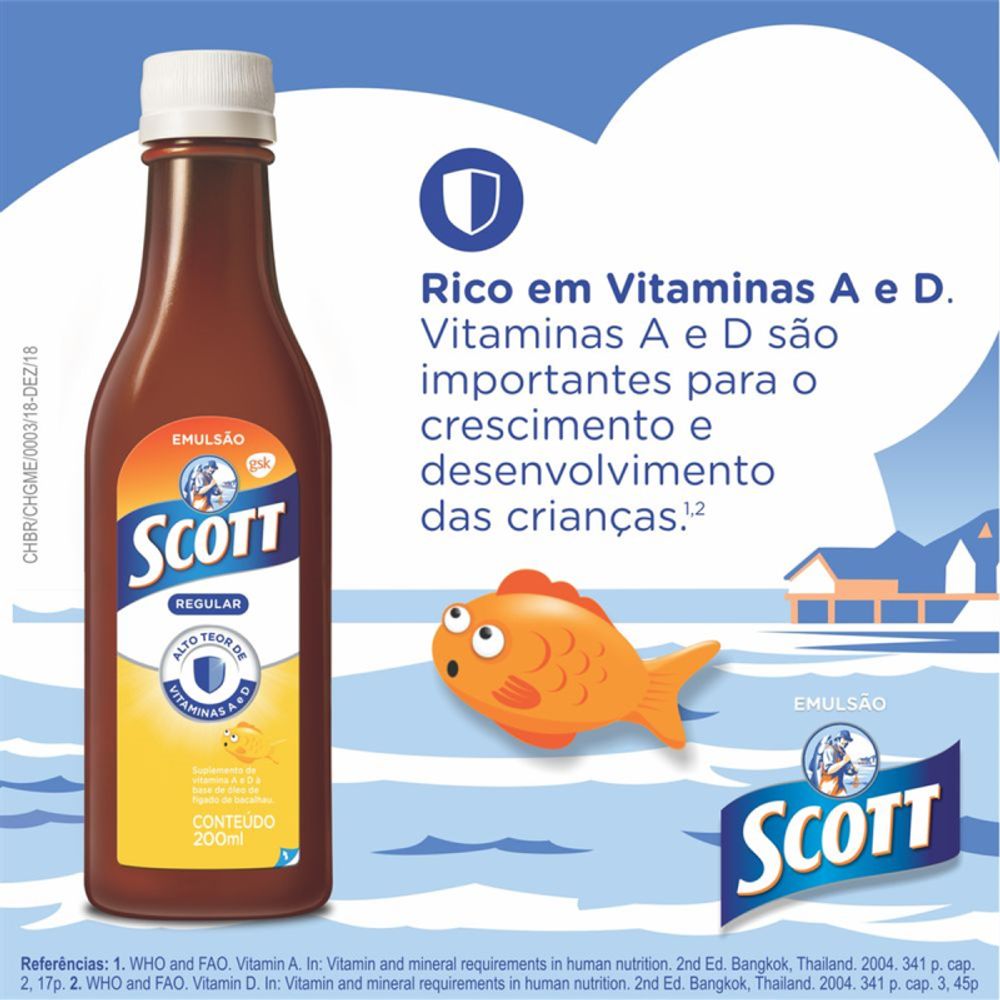 Scott Emulsão Regular 200ml - precopopular