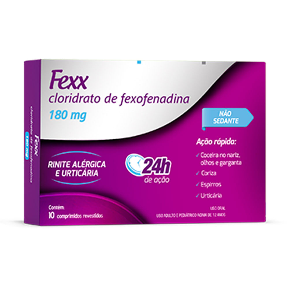 Fexx Com 10 Comprimidos Revestidos 180mg - precopopular
