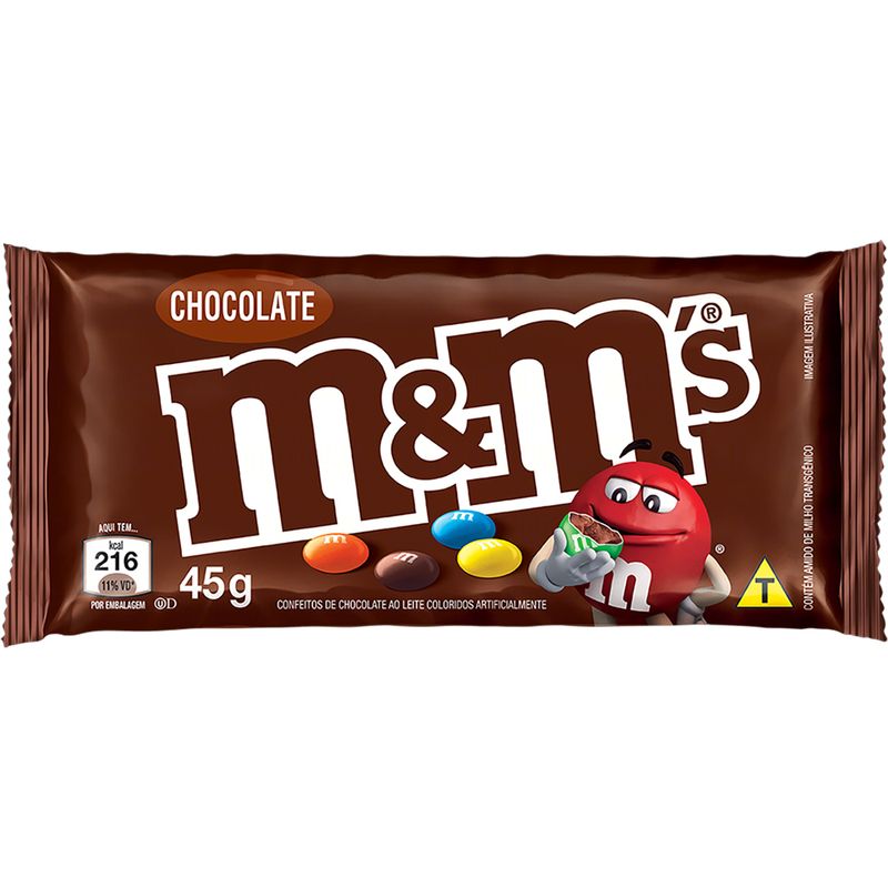 Mems Chocolate Com 1 Unidade 45gramas Sabor Chocolate - precopopular