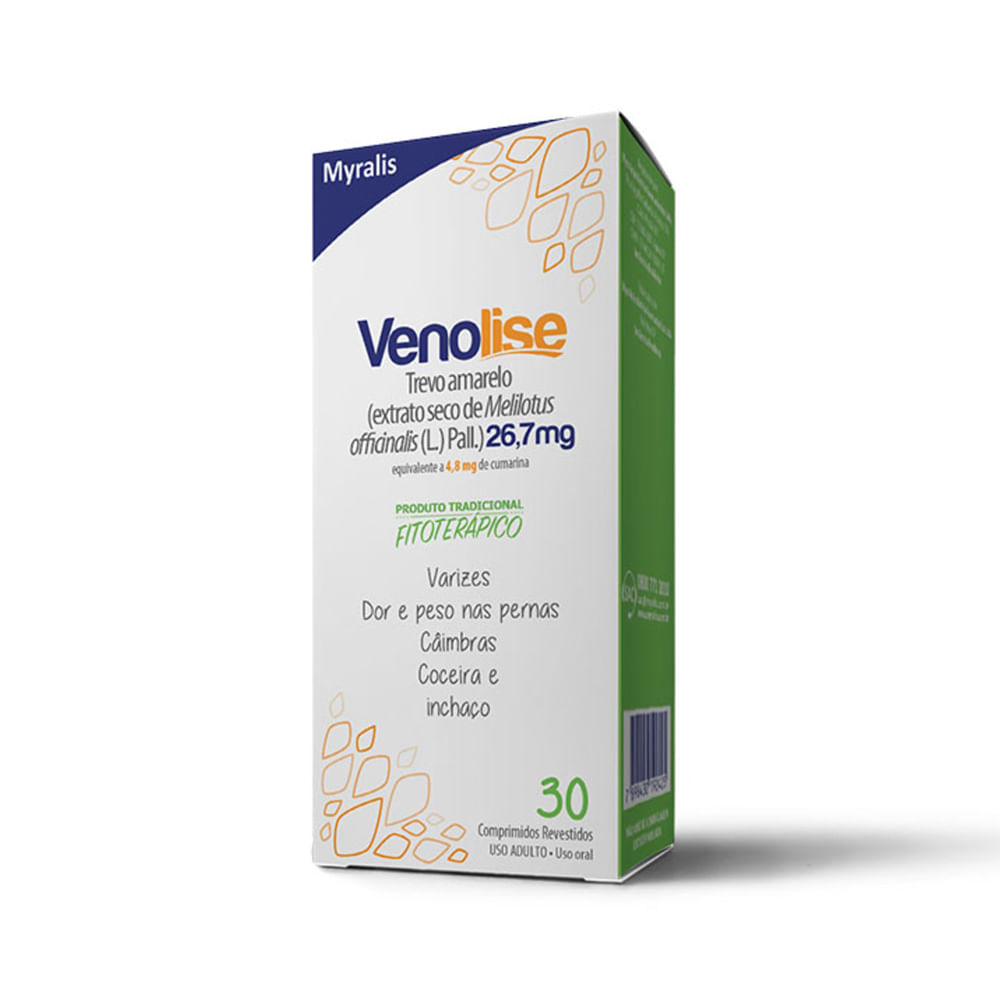 Venolise 26,7mg Com 30 Comprimidos Revestidos - precopopular