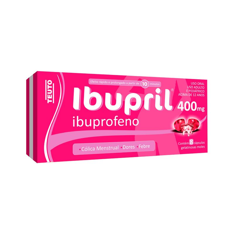 Ibupril Com 8 Capsulas 400mg - precopopular