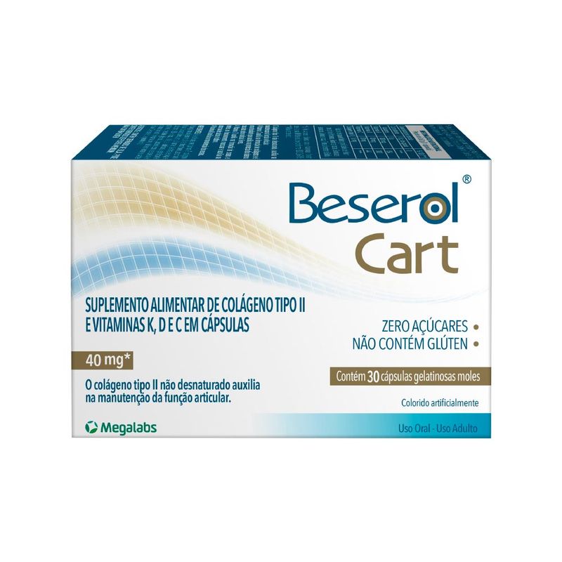 Beserol Cart Com 30 Capsulas Gelatinosas Moles 40mg - precopopular