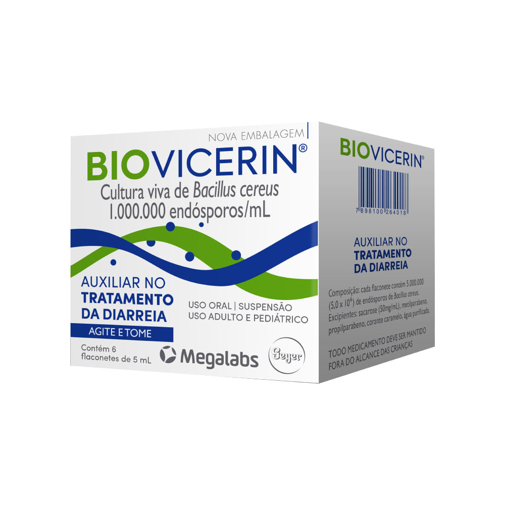 Biovicerin Com 6 Flaconetes De 5ml - precopopular