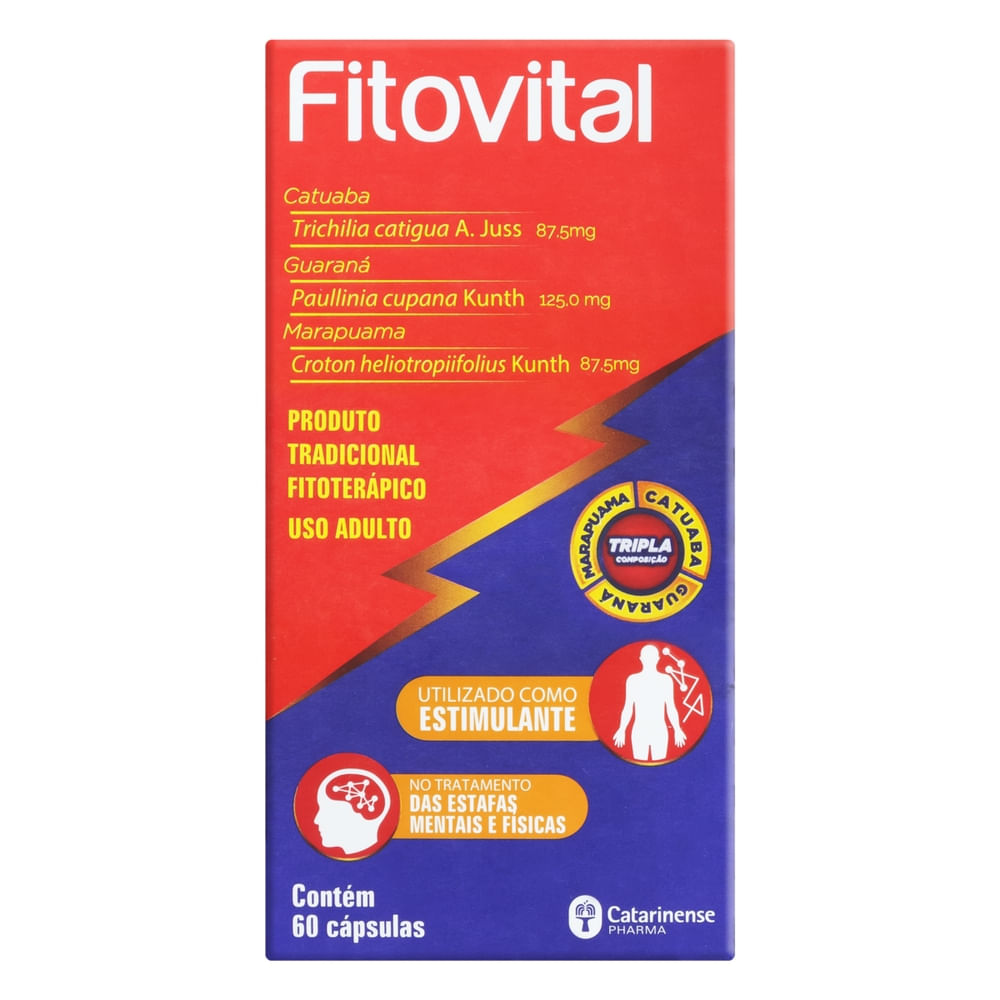 Fitovital Com 60 Capsulas 87,5+125+87,5mg - precopopular