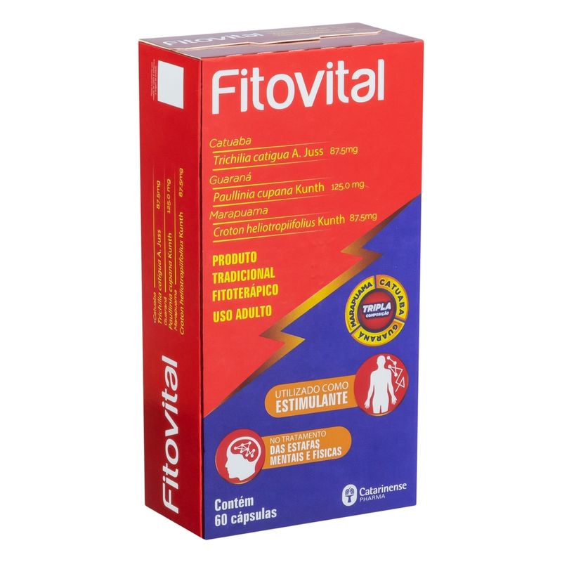 Fitovital Com 60 Capsulas 87,5+125+87,5mg - precopopular