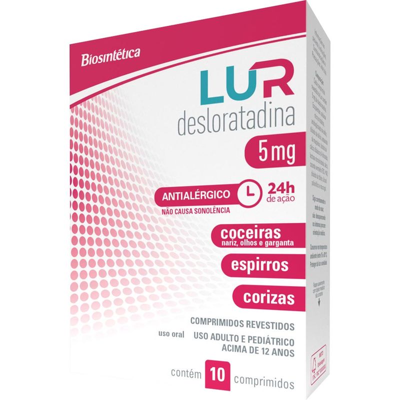 Lur Com 10 Comprimidos Revestidos 5mg - precopopular