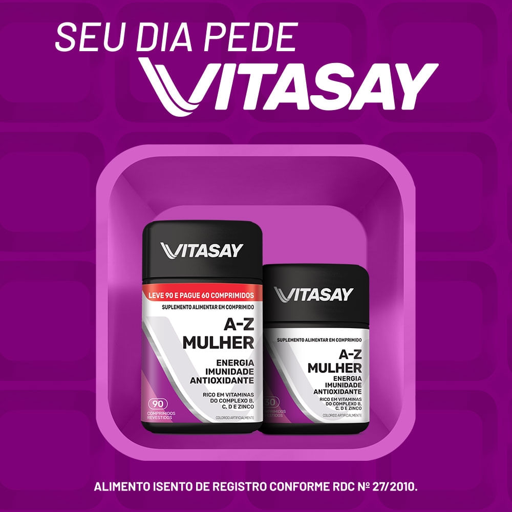 Vitasay Az Mulher Fr 30 Cprv - precopopular