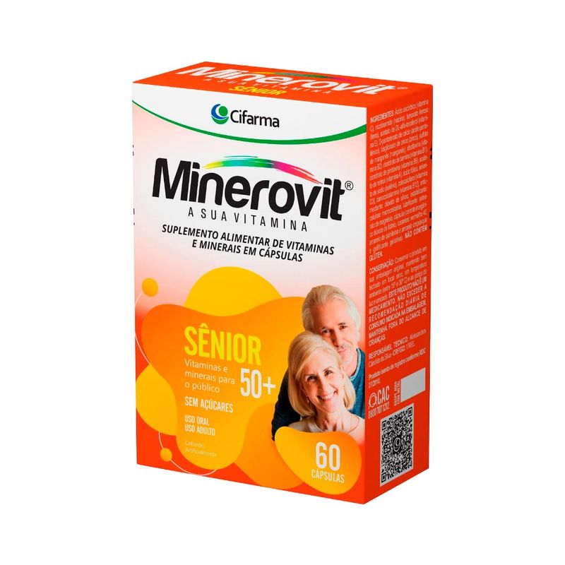 Minerovit Senior 50+ Com 60 Capsulas - precopopular