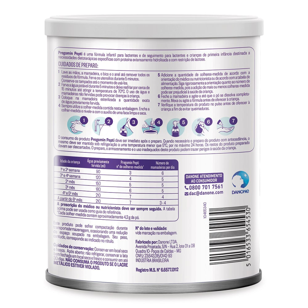 Formula Infantil Pregomin Pepti Danone 400g - precopopular