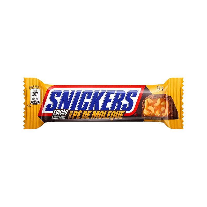 Snickers 42gr Pe De Moleque - precopopular