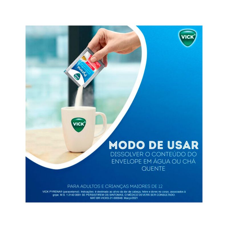 Vick Pyrena Chá Canela E Maçã 5g - precopopular