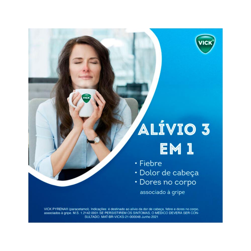 Vick Pyrena Chá Canela E Maçã 5g - precopopular