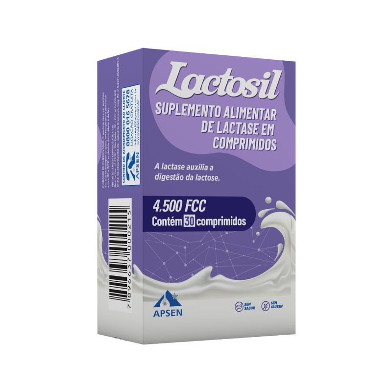 Lactosil Com 30 Comprimidos 4500 Fcc - precopopular