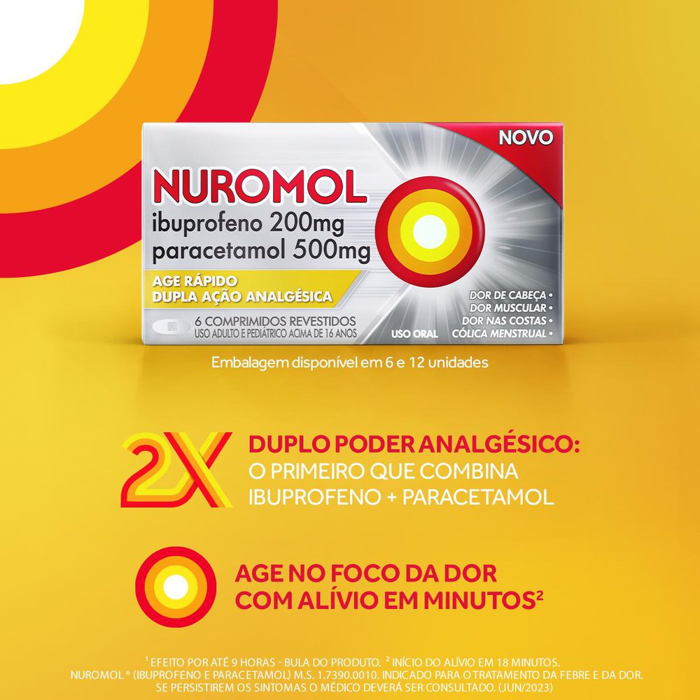 Nuromol Analgésico 12 Comprimidos - precopopular