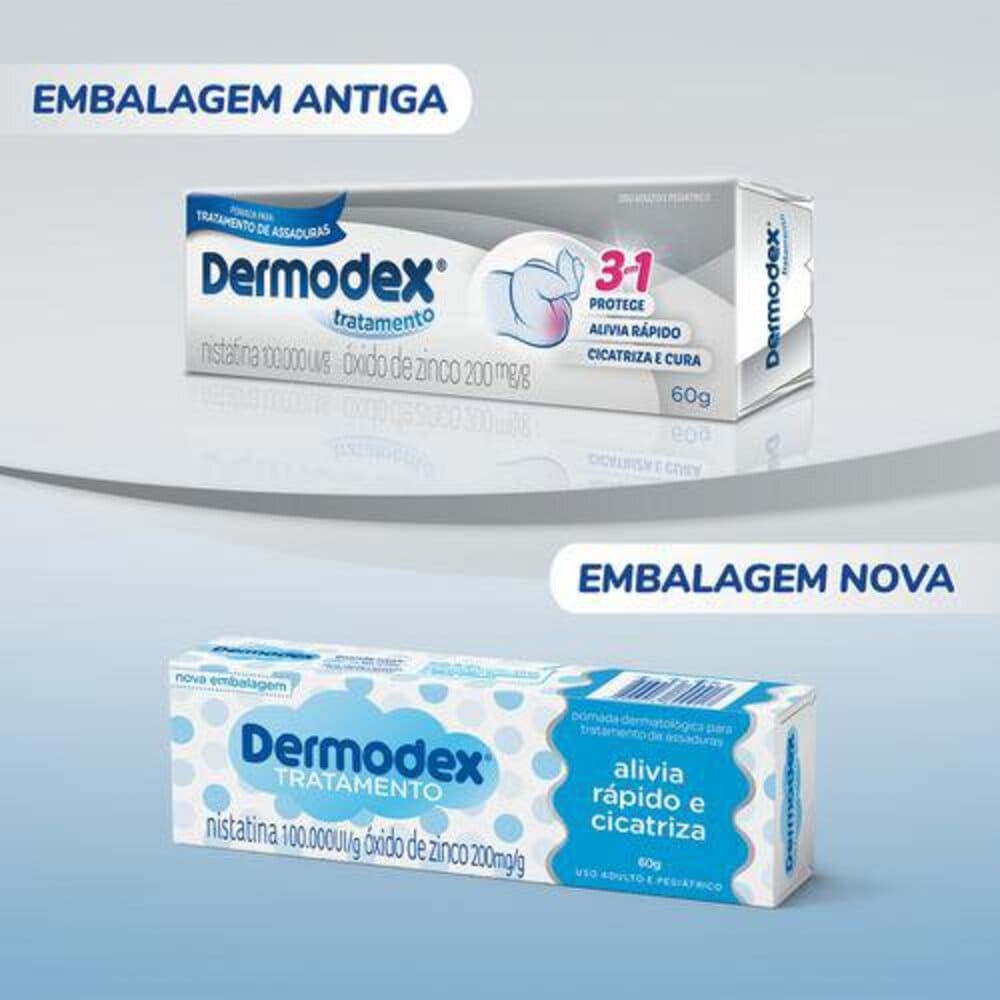 Pomada Para Tratamento De Assaduras Dermodex Tratamento - 60g ...